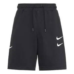 Nike Swoosh French Terry Shorts - Black