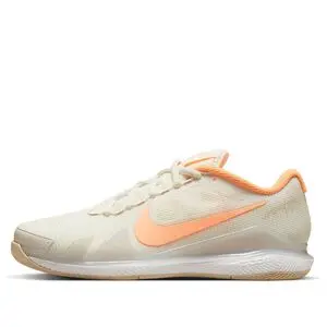Nike Vapor X Air Zoom Hc Tennis Shoes - Cream/orange