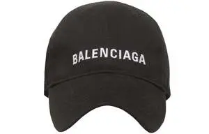 Balenciaga Baseball Cap - Black/white