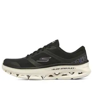 Sketchers Go Run Glide-step Flex Sneakers - Black/beige