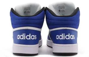 Adidas Hoops 2.0 Mid Sneakers - White/blue/black