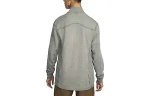 Nike Zipper Cardigan Sports Long Sleeves Top - Grey