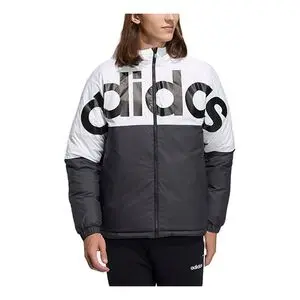 Adidas Colorblocked Down Jacket With Large Logo - Default Color
