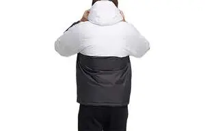 Adidas Colorblocked Down Jacket With Large Logo