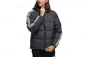 Adidas Colorblocked Down Jacket With Large Logo