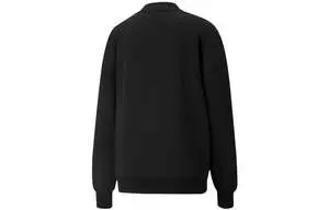 PUMA Logo Wellness Club Crewneck Sweatshirt - Black
