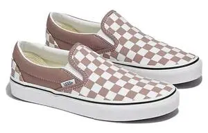 VANS Classic Slip-on Checkerboard Sneakers - Antler