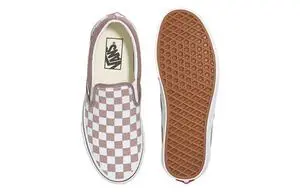 VANS Classic Slip-on Checkerboard Sneakers - Antler