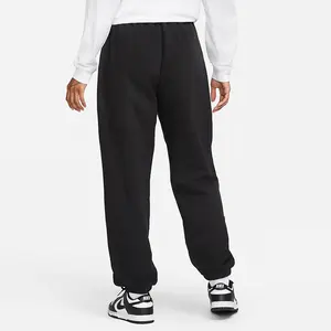 Nike Club Fleece Mid-rise Oversized Sweatpants - Black