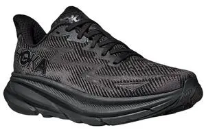 Hoka One One Clifton Wide Athletic Shoes - Black/black