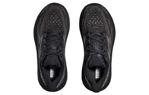 Hoka One One Clifton Wide Athletic Shoes - Black/black