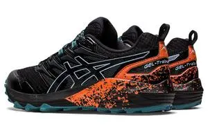 Asics Gel-trabuco Terra Running Shoes - Black/orange