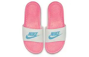 Nike Benassi Jdi Slides - White/pink