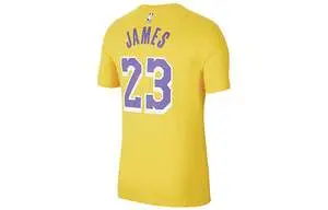 Nike Los Angeles Lakers Lebron James Dri-fit Jersey - Yellow