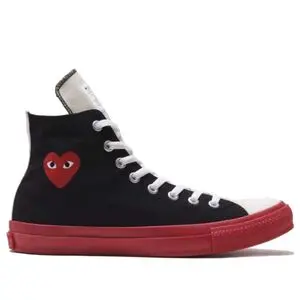 CONVERSE X Comme Des Garons Play Chuck Taylor High Top Sneakers