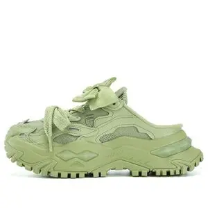 FILA FUSION Bianco Mule Slippers - Green