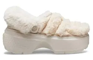 CROCS Stomp Quilted Clogs - Stucco