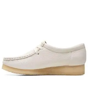 Clarks Wallabee Nubuck Lace-up - White