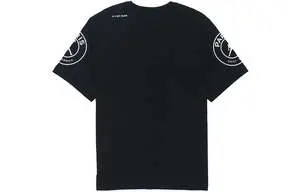 JORDAN Paris Saint-germain Printing Logo Short Sleeve - Black
