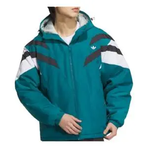 Adidas Relaxed-fit Hooded Jacket - Blue