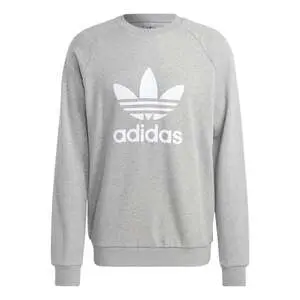Adidas Originals Adicolor Classics Trefoil Crewneck Sweatshirt - Medium Grey Heather