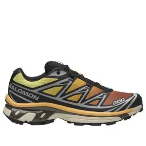 SALOMON Xt-6 "black Grape Leaf" Lace-up Sneakers - Black/grape Leaf