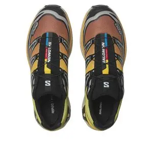 SALOMON Xt-6 "black Grape Leaf" Lace-up Sneakers - Black/grape Leaf