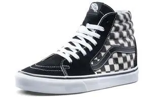 VANS Sk8-hi "blur Check" High Top Sneakers - Black
