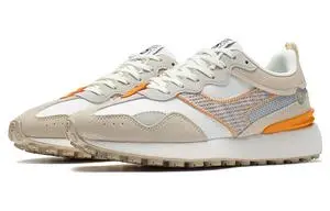 LI-NING Cosmos Classic Lace Up Sneakers - Grey/white/orange