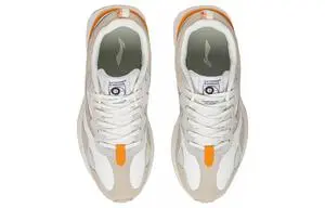 LI-NING Cosmos Classic Lace Up Sneakers - Grey/white/orange