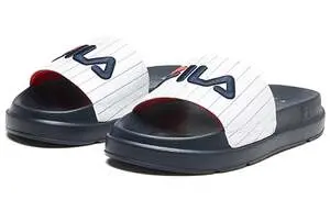 FILA Striped Wedge Sandals