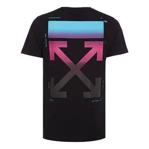 Off-White Gradient Arrows Short Sleeve T-shirt - Black