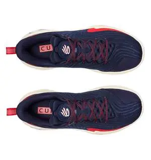 Under Armour Curry 12 "podium Blue" Sneakers - Midnight Navy/white/red