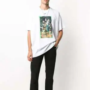 Off-White Pascal Painting Short Sleeve Oversize T-shirt