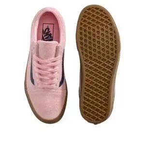 VANS Old Skool Hairy Sneakers - Pink/navy