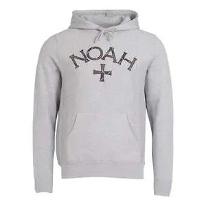 NOAH X Barbour Logo Hoodie - Grey