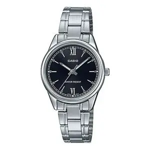 Casio Quartz Analog Watch With Water Resistance - Silverblack