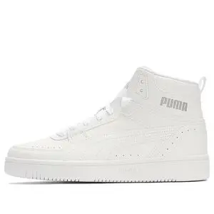 PUMA Rebound Joy High Top Sneakers - White/gray