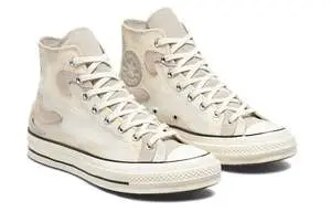 CONVERSE Chuck 70 Hi "egret Camo" Sneakers - Light Yellow