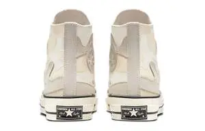 CONVERSE Chuck 70 Hi "egret Camo" Sneakers - Light Yellow