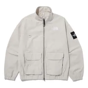 The North Face Logo Crop Jacket - White