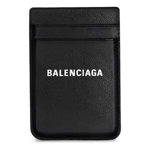 Balenciaga Cash Magnet Card Holder - Black