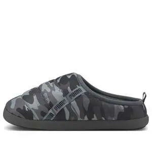 PUMA Camouflage Scuff Slippers - Black/grey