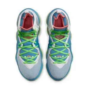 Nike Lebron 19 'tropical' High-top Sneakers - Grey/blue/green