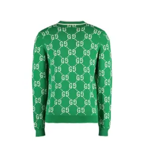 Gucci Jumbo Gg Jacquard Cardigan