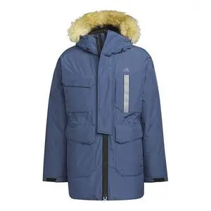 Adidas Furry Down Parka - Blue