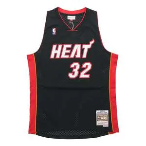 Mitchell & Ness X Nba Miami Heat Road 2005-06 Swingman Jersey 'shaquille O'neal 32 - Black/red