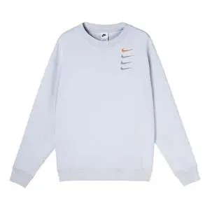 Nike French Terry Pullover With Embroidered Swooshes - Default Color