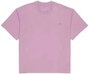 Adidas Originals Solid Color Loose Sports Short Sleeve Couple Style Purple Pink - Multi-color