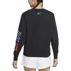 Nike Logo Fleece Crew Sweatshirt - Black/multi-color